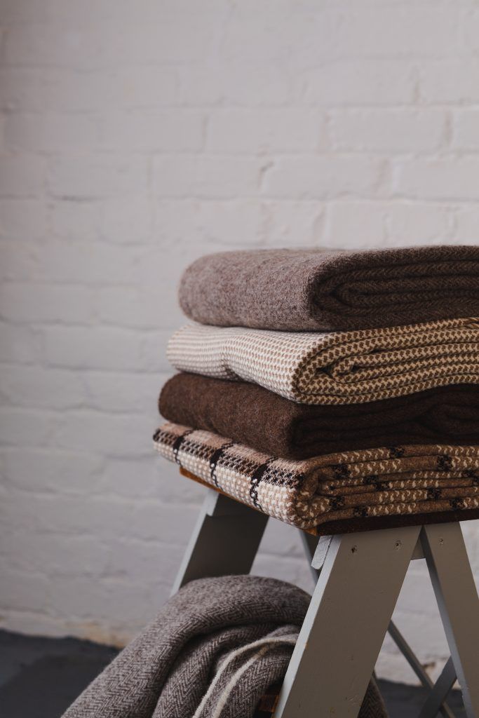 The 100% Scottish Worsted Natural Shetland Throw